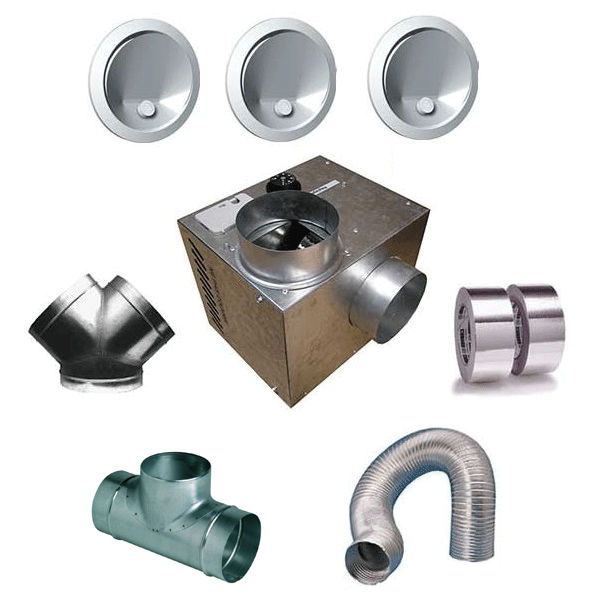 KIT Diffuseur air chaud pour cheminée CHEMINAIR 400m3/h - 630003 - S&P ...