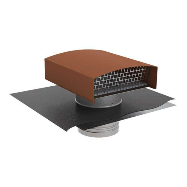 Chapeau de toiture métallique tuile - CTM 150 T - 900612 - EOLIANCE ...