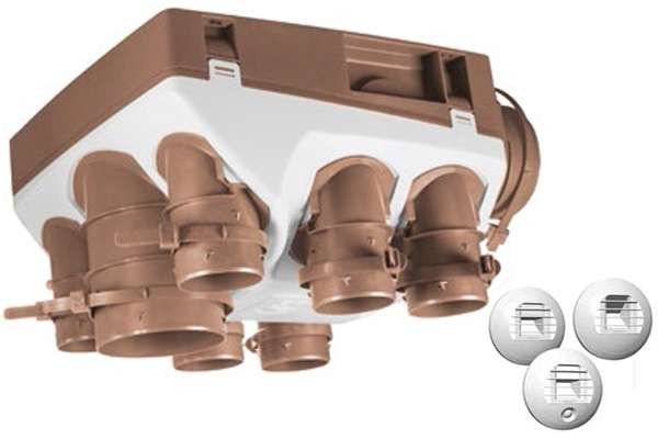 Kit VMC simple flux hygroréglable - OZEO ST KHB T3/7 P - S&P UNELVENT ...