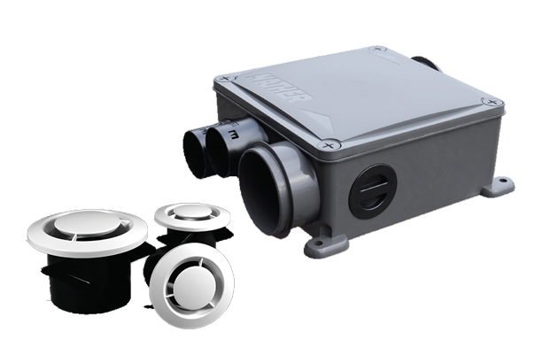 Kit VMC simple flux autoréglable - Alineo 3 - 997957 - NATHER - 997957