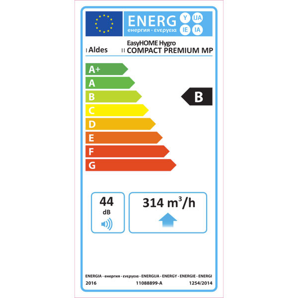 Kit VMC simple flux hygroréglable - EasyHOME HYGRO COMPACT MP ...