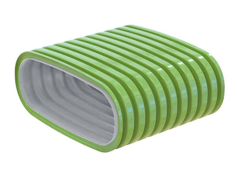 Conduit semi-rigide ovale au mètre - EconoFlex - CSFAROV1M - ECONOPRIME ...