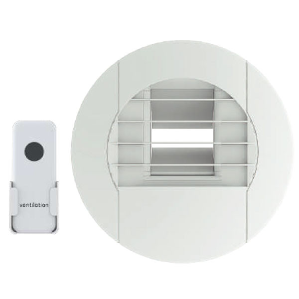 Kit bouche d’extraction hygroréglable - Alizé BLUE HYGRO TEMPO à piles ...