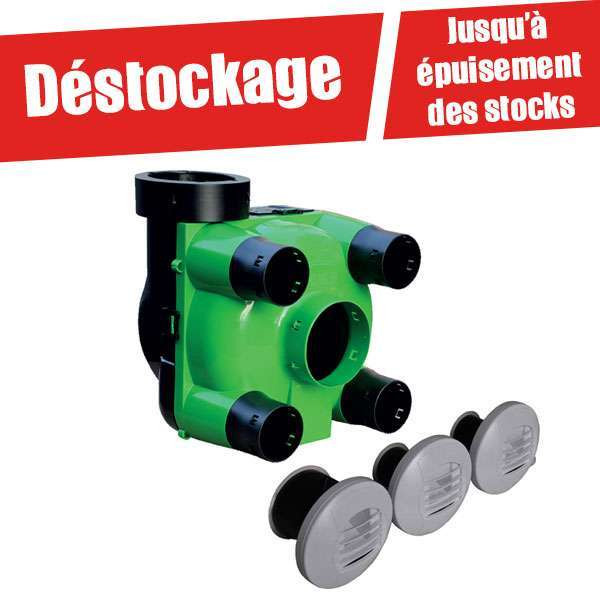 Kit VMC simple flux hygro B - MODULO 2 R-Control 2V T3-T7+ Piles ...