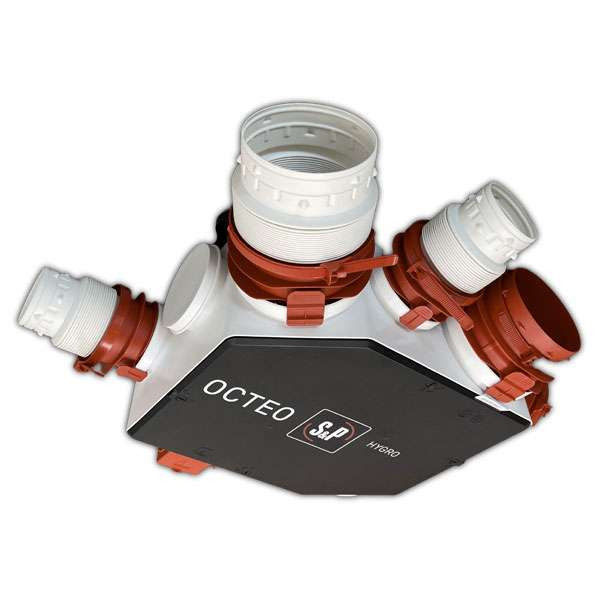 Kit VMC simple flux hygroréglable - OCTEO HYGRO ECOWATT HP+ KHB T3/7P ...