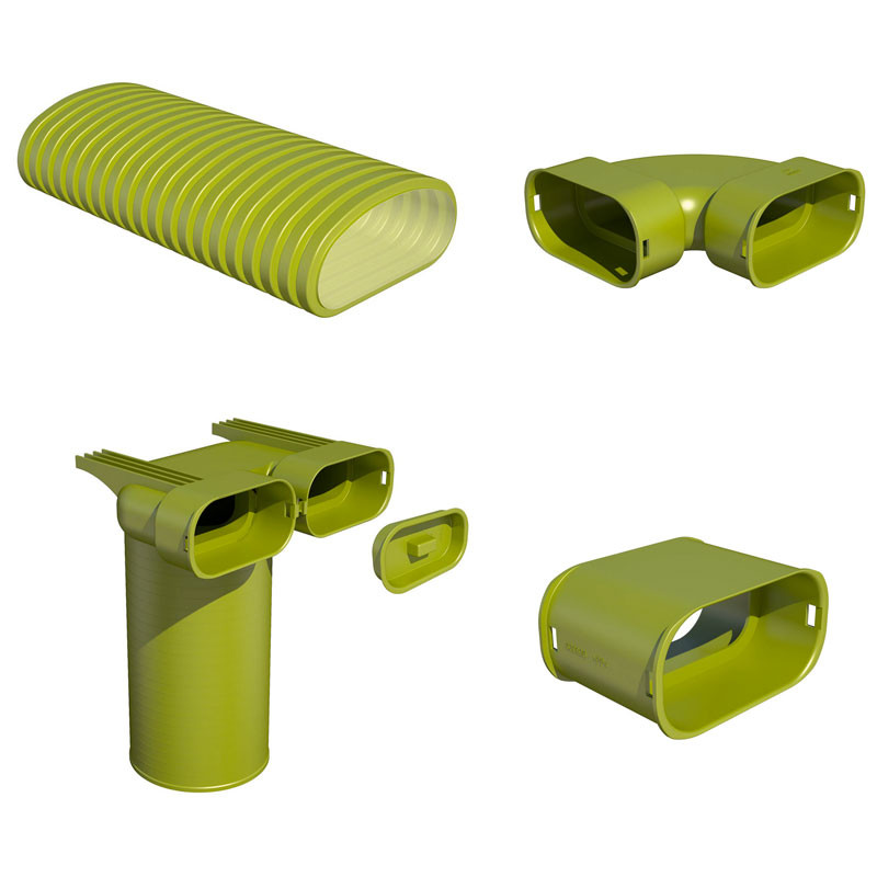 Conduit semi-rigide D100x50 - Optiflex PRO - ALDES