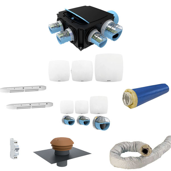 Pack personnalisable VMC simple flux hygroréglable intelligente ...