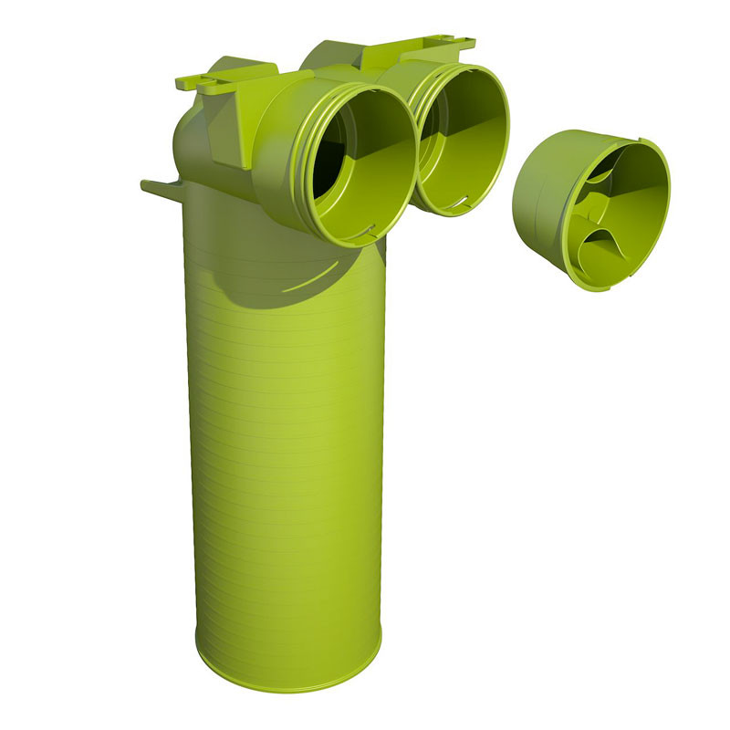 Plenum terminal D125 pour conduit D90 - Optiflex PRO - ALDES - 11095932 ...