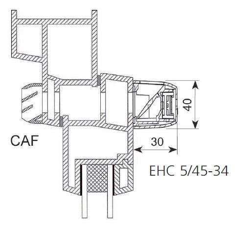 Entrée d’air hygroréglable acoustique compacte + grille - EHC 5/45+G-34 ...