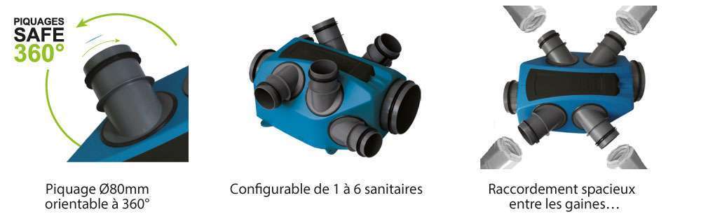 Kit VMC simple flux hygro B - INFINITY 2.0 T3-T7 Piles - 557030 - NATHER - 557030