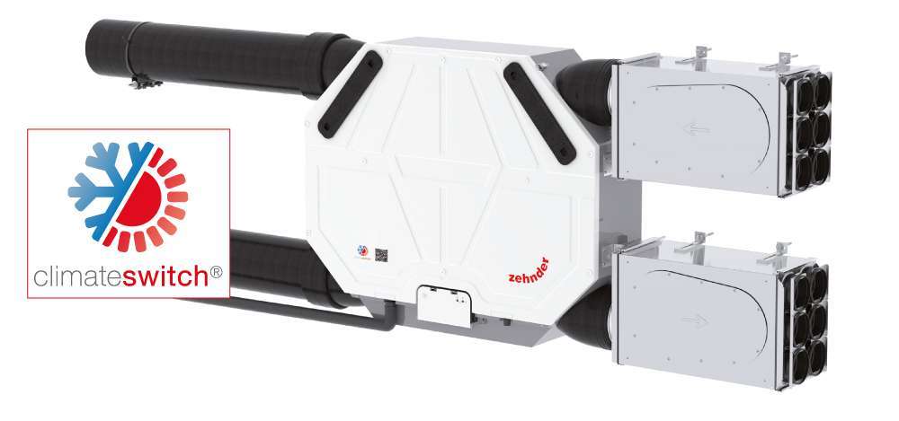 VMC double flux plafonnière - ComfoAir Flex 350 - 471234280 - ZEHNDER COMFOSYSTEMS - 471234280 ...